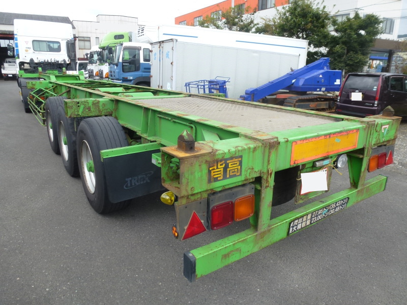 中古トラック販売 40F/20F兼用 3軸 海コントレーラー E522